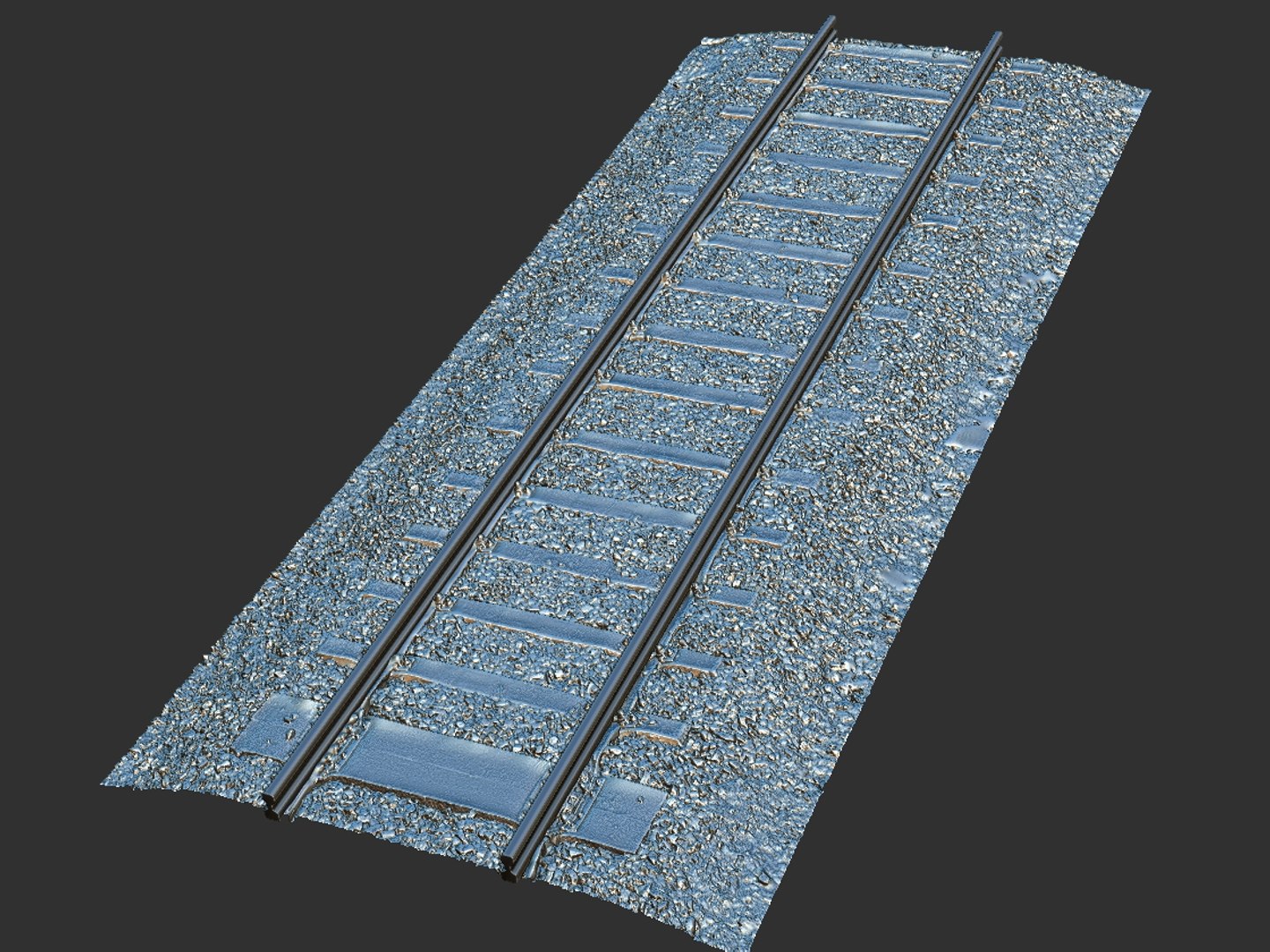 3D railroad tracks 16k - TurboSquid 1273241