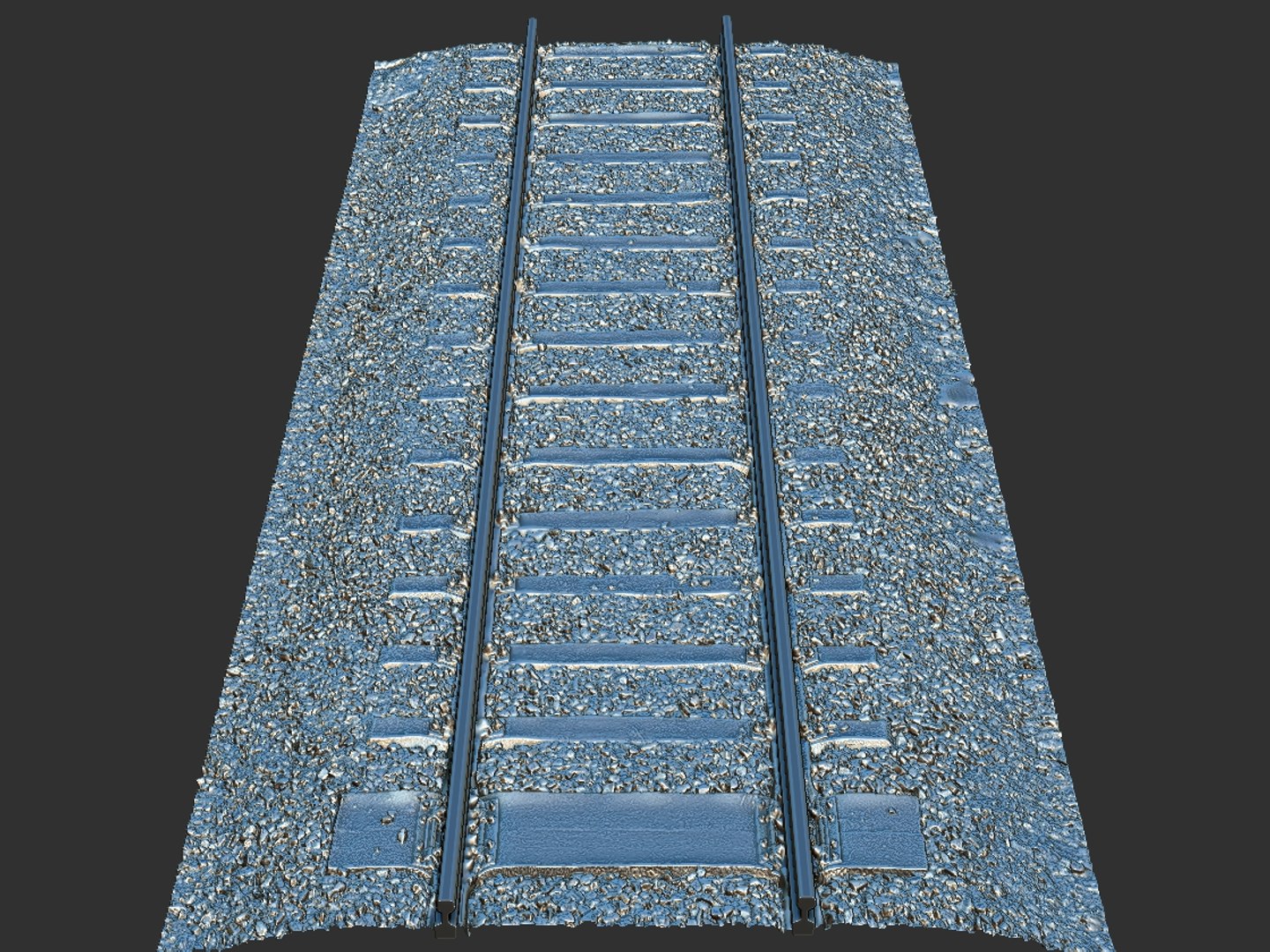 3D railroad tracks 16k - TurboSquid 1273241
