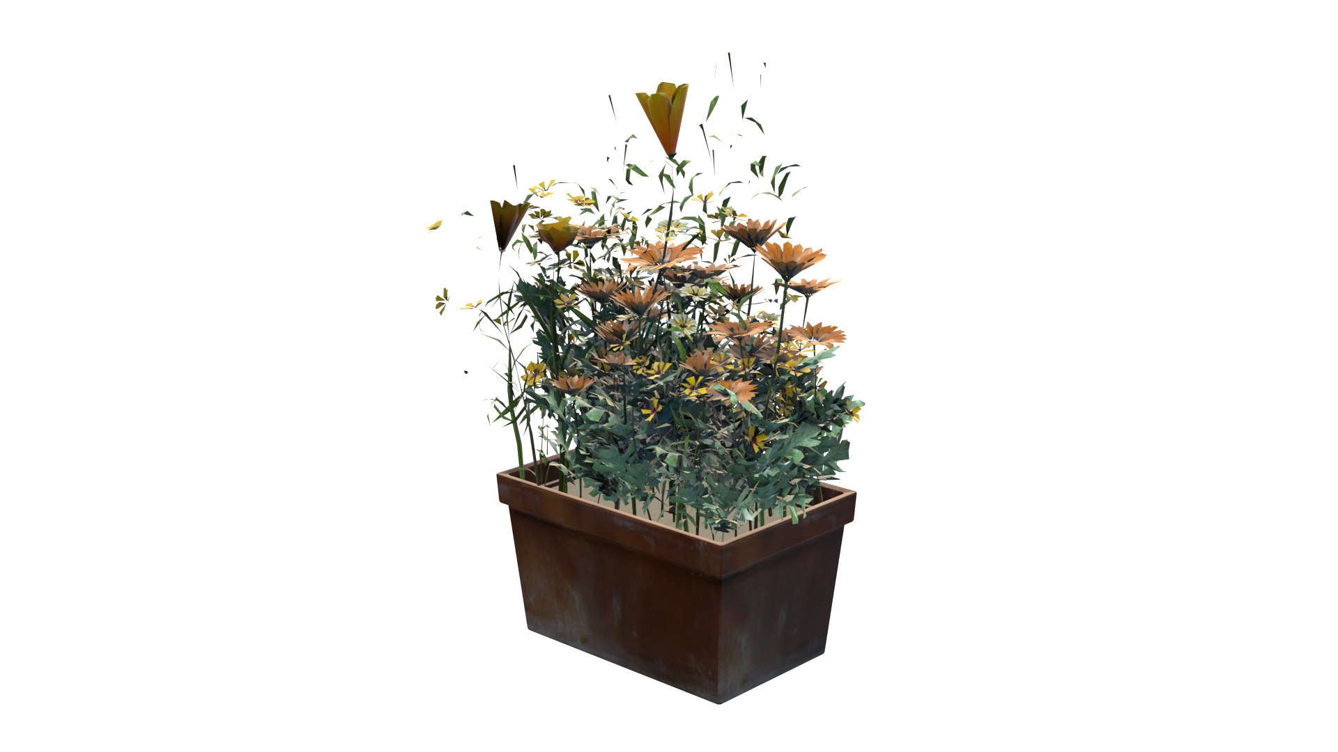 3D Model A Beautiful Flower Pot 3D Model - TurboSquid 2305240