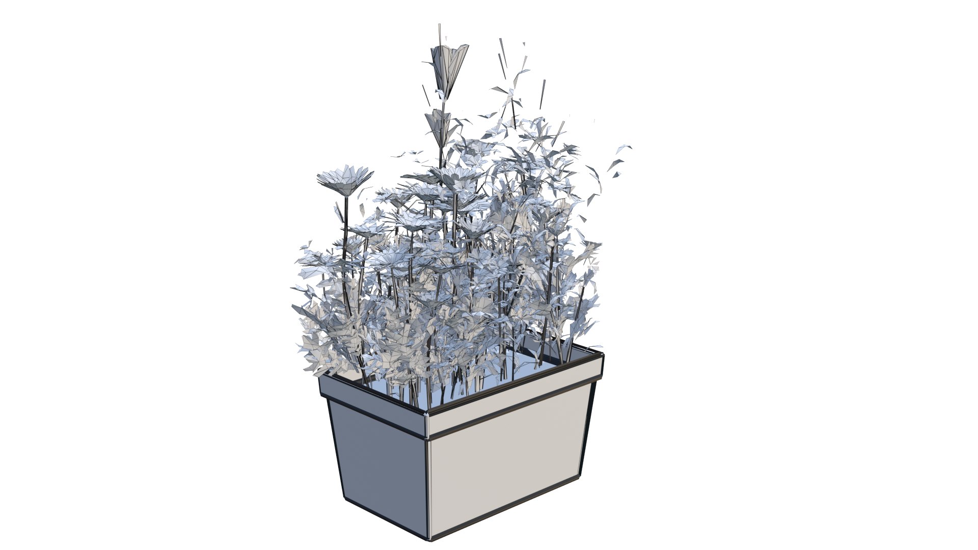 3D Model A Beautiful Flower Pot 3D Model - TurboSquid 2305240