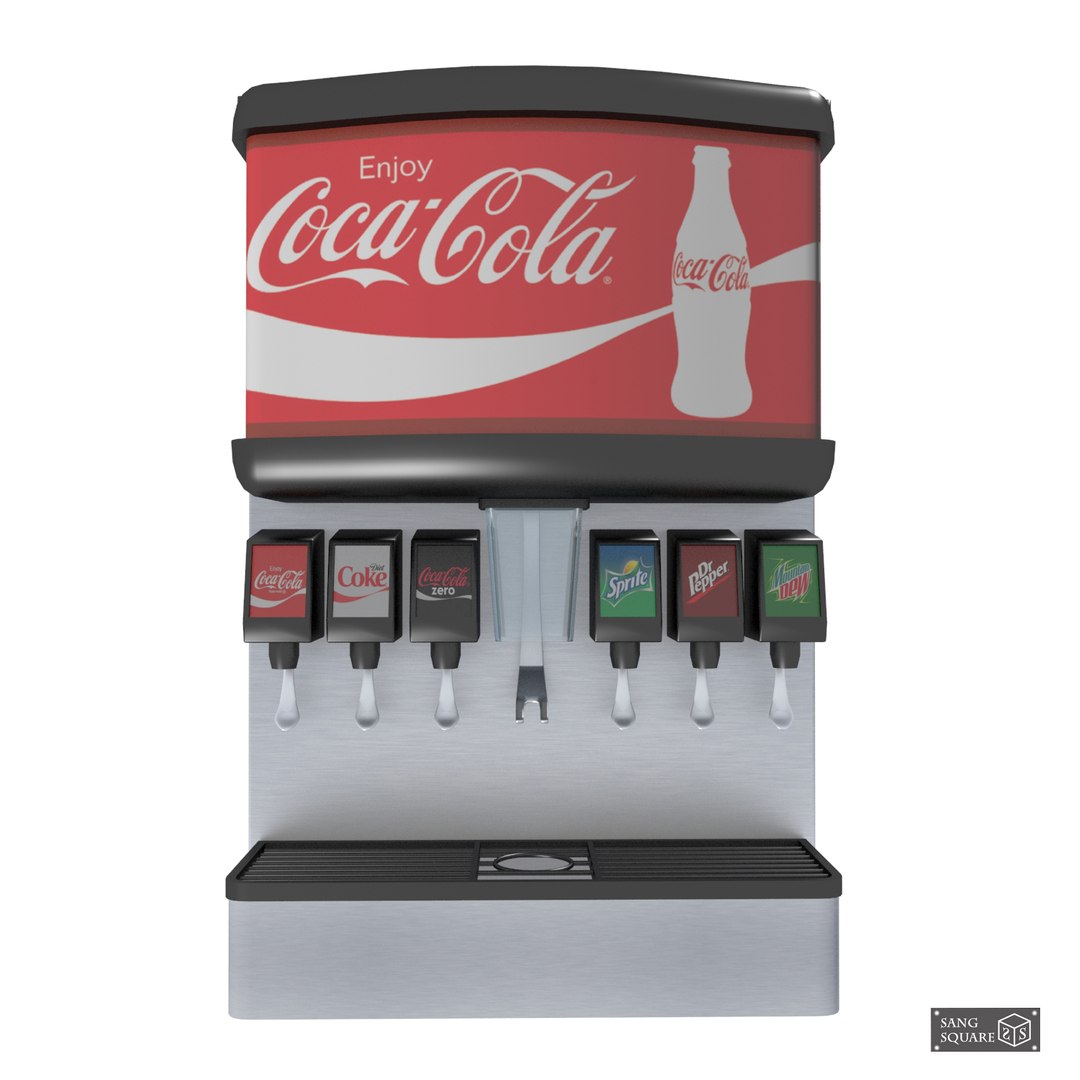 3D Soda Machine Model - TurboSquid 1152292