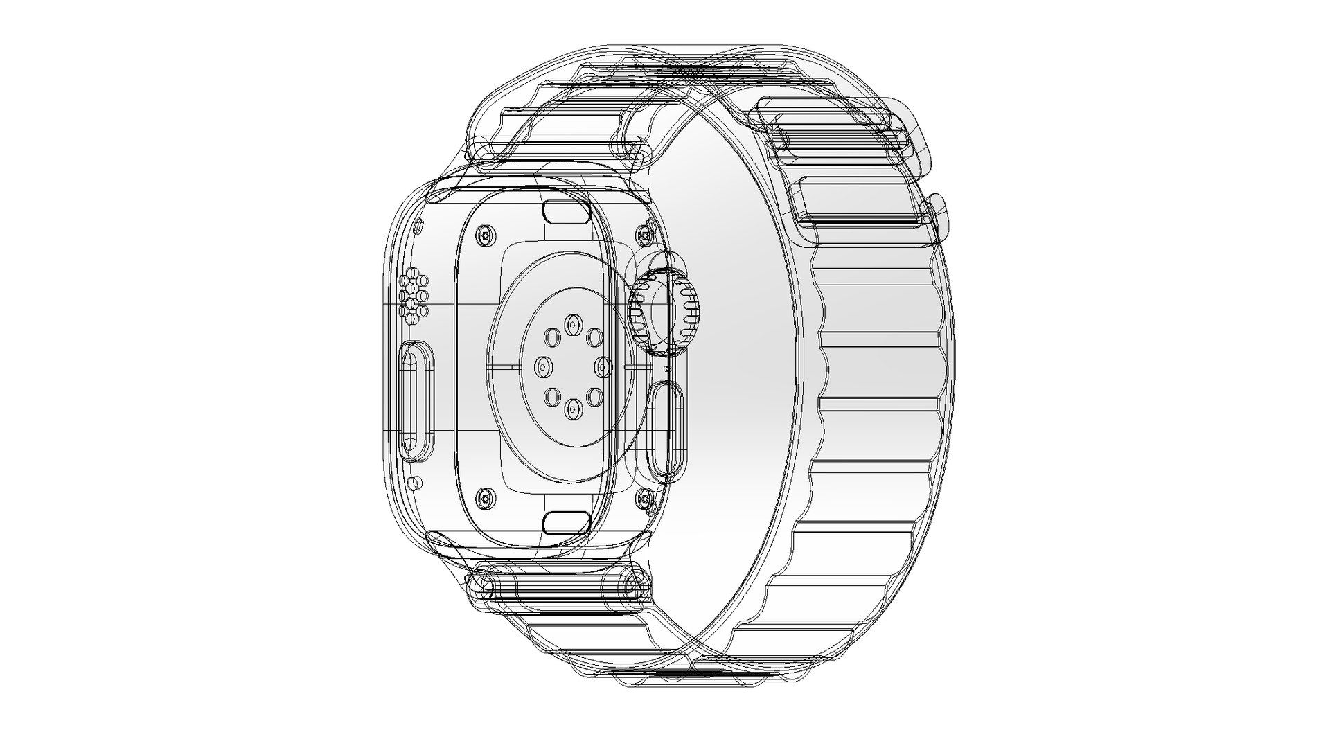 Apple Watch Ultra With Alpine Loop Band 3D Model - TurboSquid 1958715