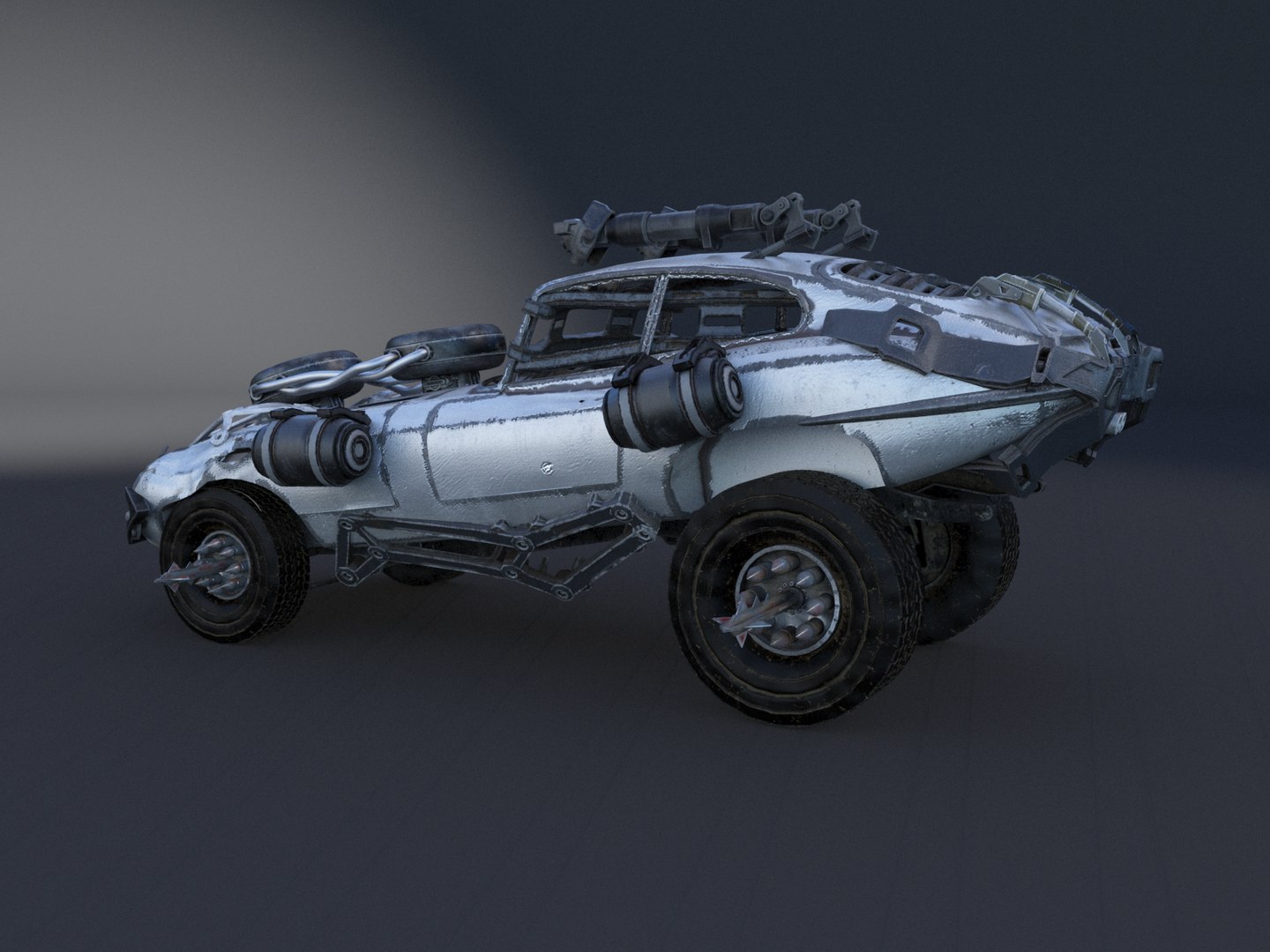 Apocalyptic Car 3D Model - TurboSquid 1153141