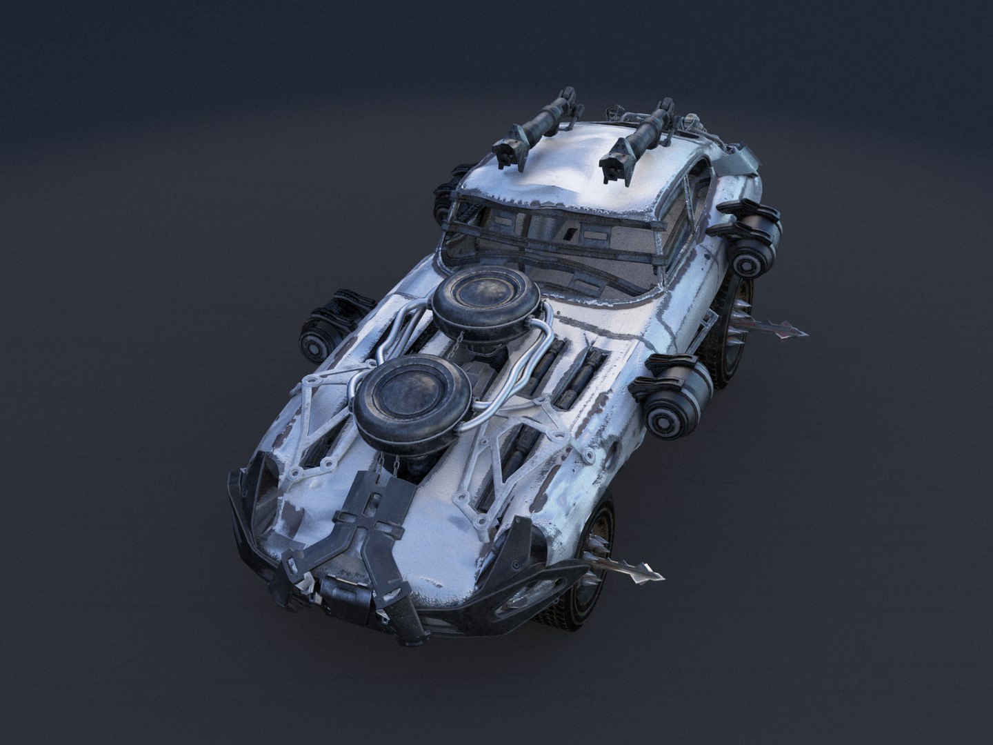 Apocalyptic Car 3D Model - TurboSquid 1153141