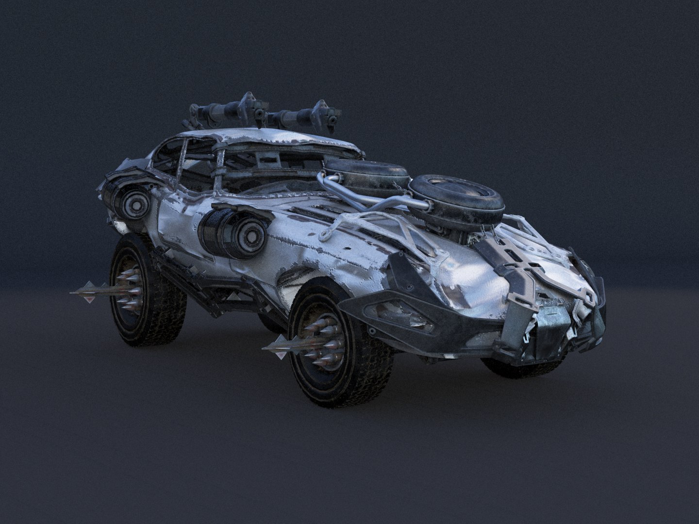 Apocalyptic Car 3D Model - TurboSquid 1153141