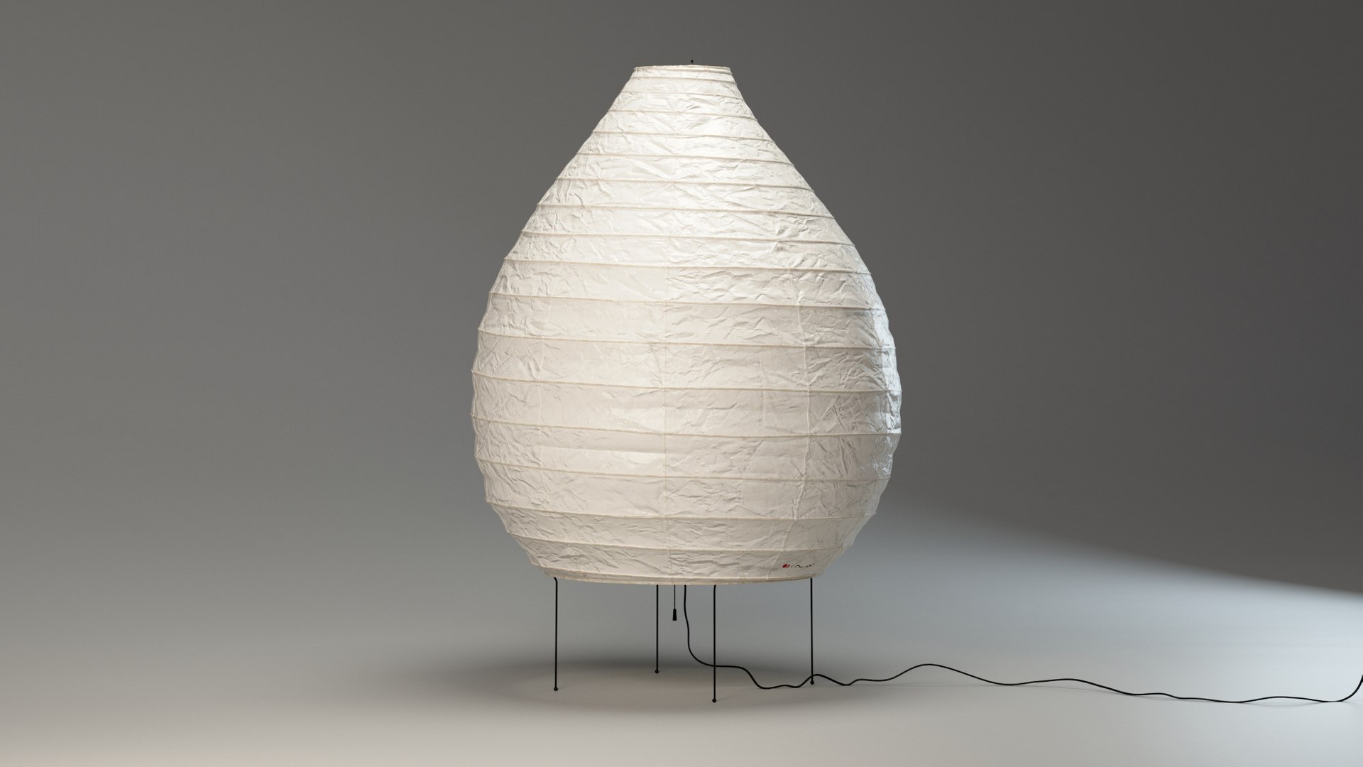 Akari 23N Lamp By Isamu Noguchi 3D - TurboSquid 2286246