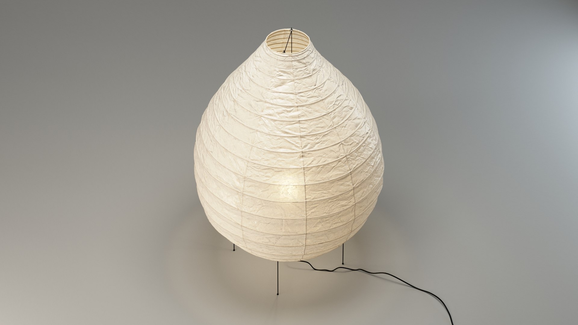 Akari 23N Lamp By Isamu Noguchi 3D - TurboSquid 2286246
