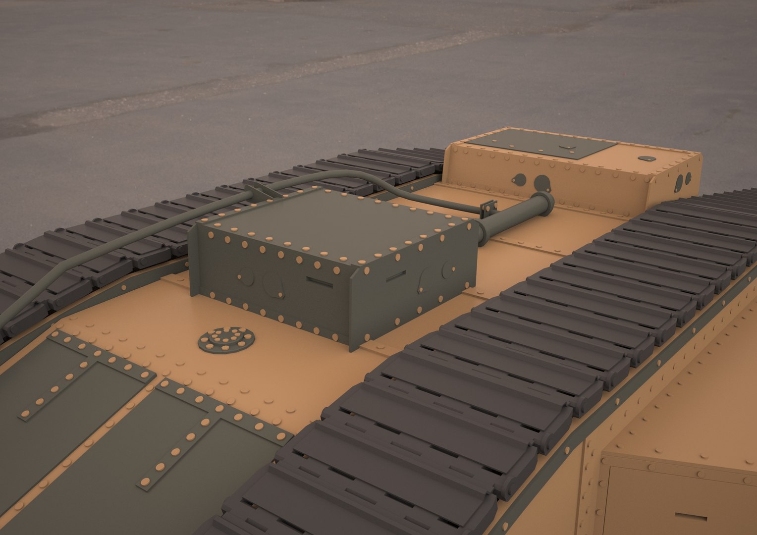 3D Mark V Tank 3d Model - TurboSquid 2067077