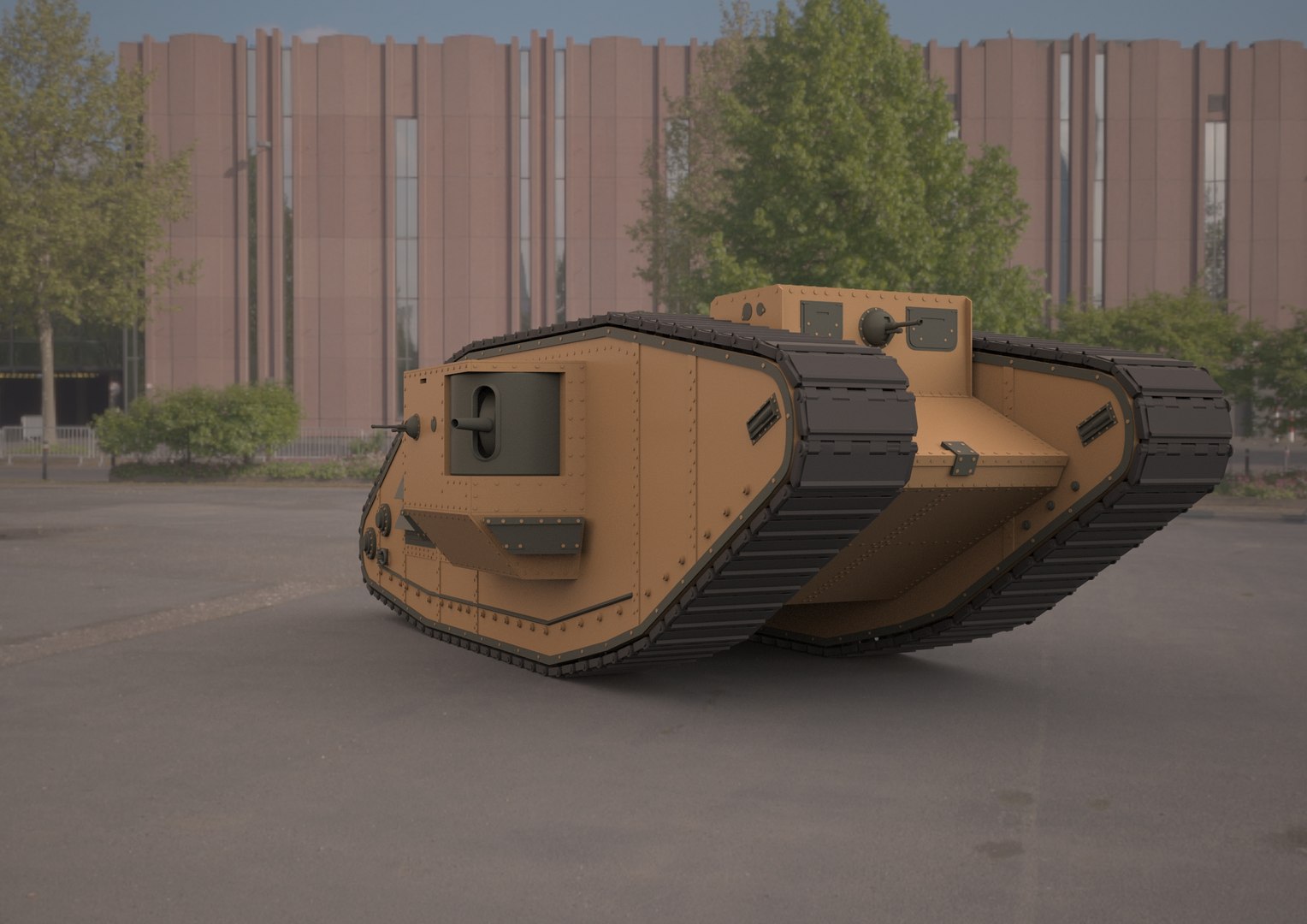 3D Mark V Tank 3d Model - TurboSquid 2067077