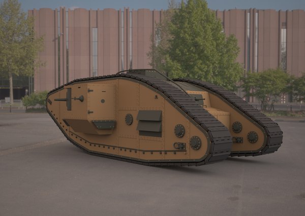 modelo 3d Mark V tank 3d model - TurboSquid 2067077
