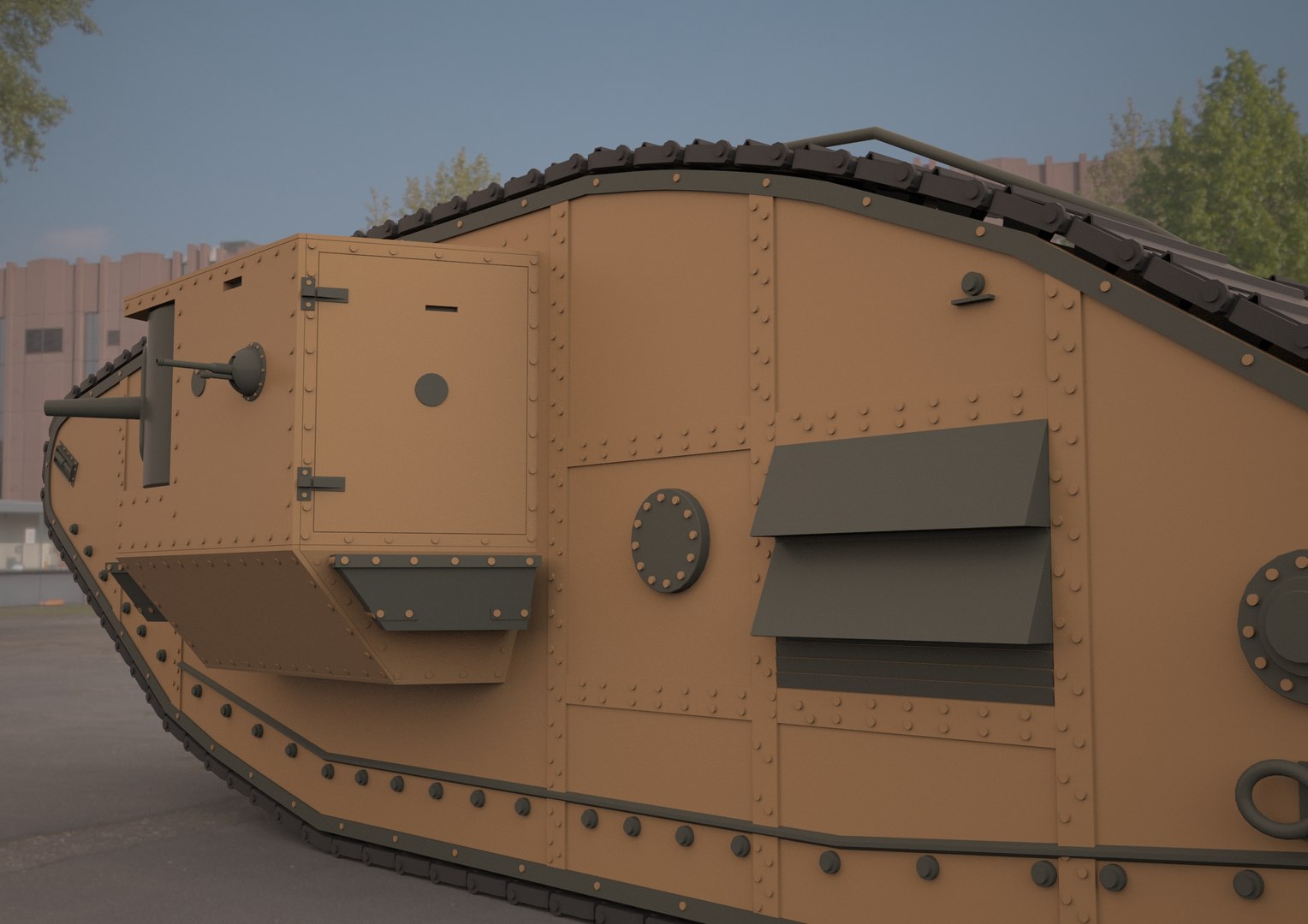3D Mark V Tank 3d Model - TurboSquid 2067077