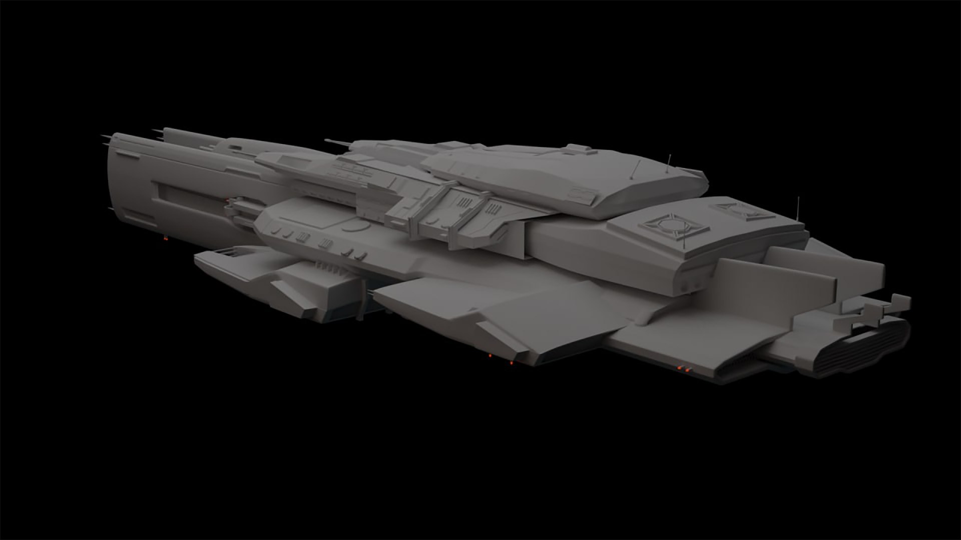 Spaceship Model - TurboSquid 1934248