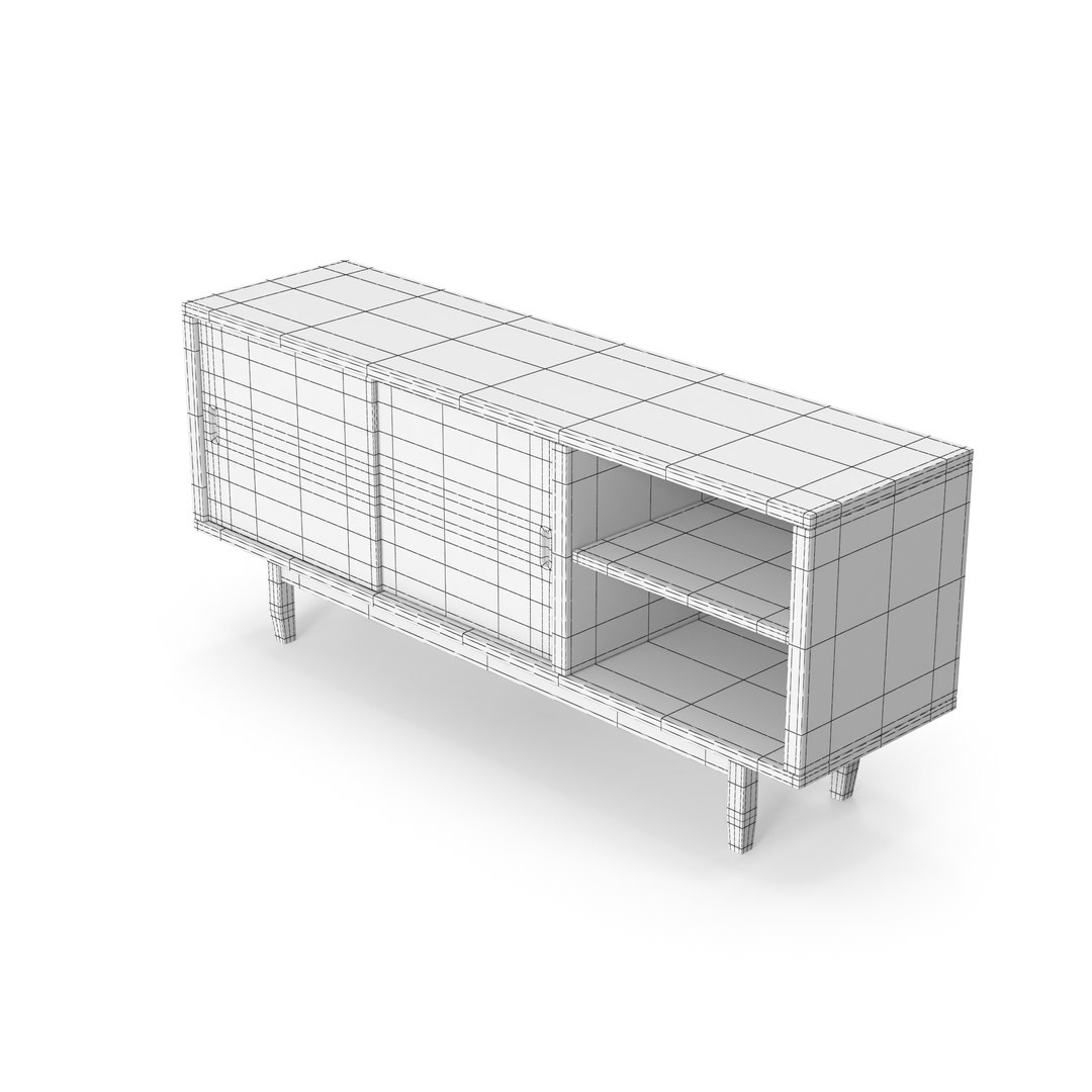3D Sideboard Cabinet - TurboSquid 2168546