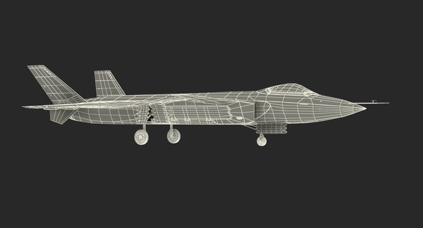 Stealth chengdu j-20 3D model - TurboSquid 1203351