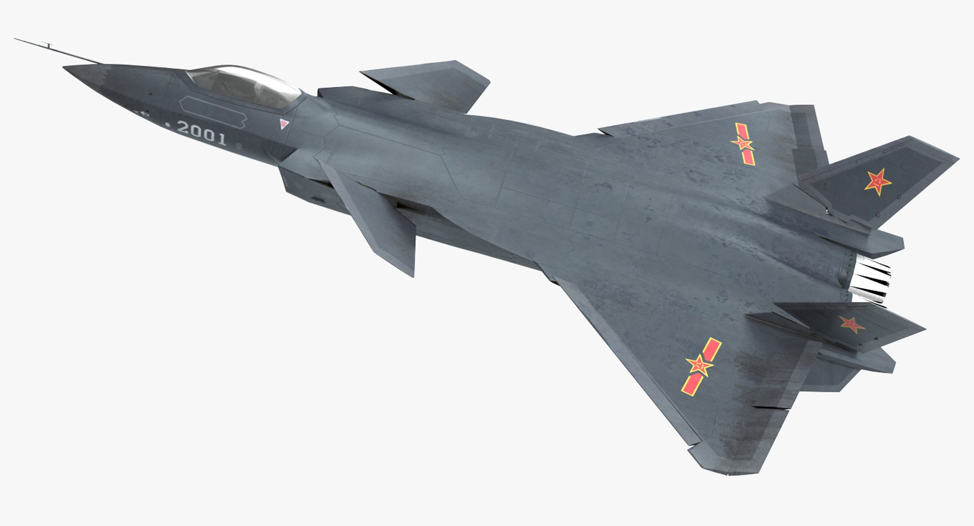 Stealth Chengdu J-20 3D Model - TurboSquid 1203351