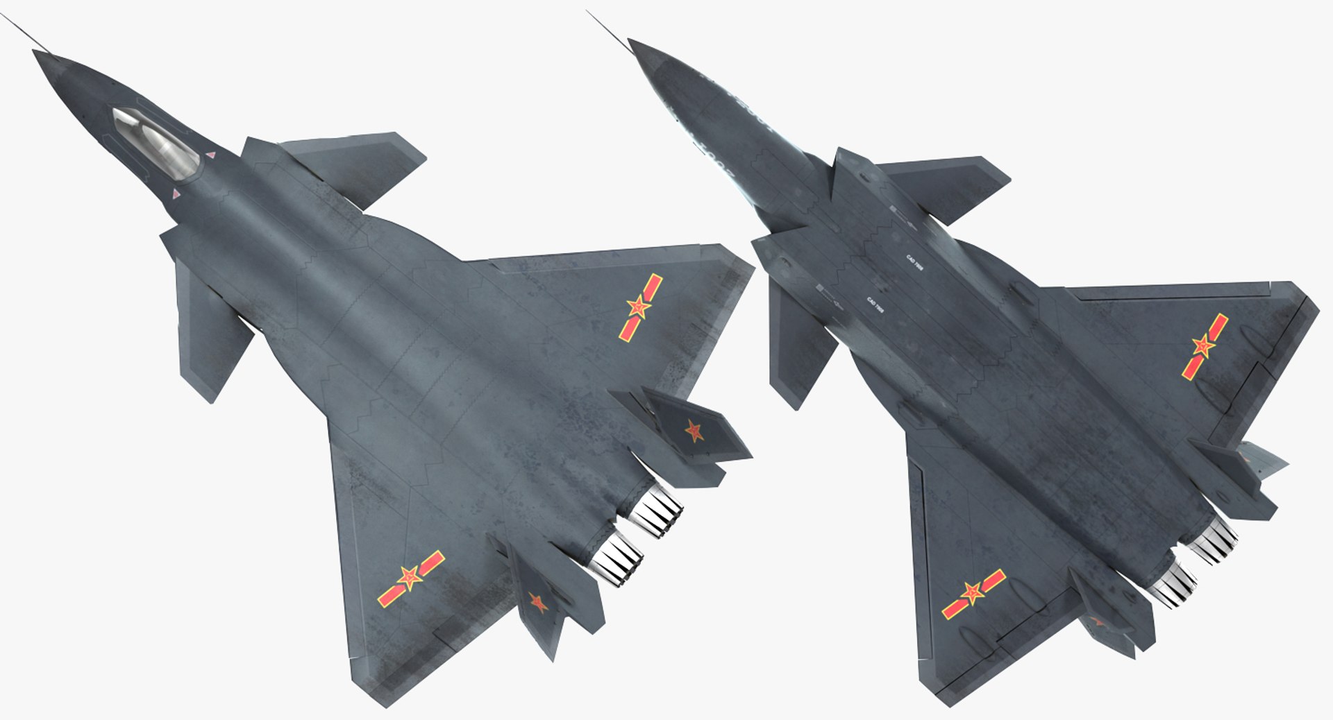 Stealth Chengdu J-20 3D Model - TurboSquid 1203351