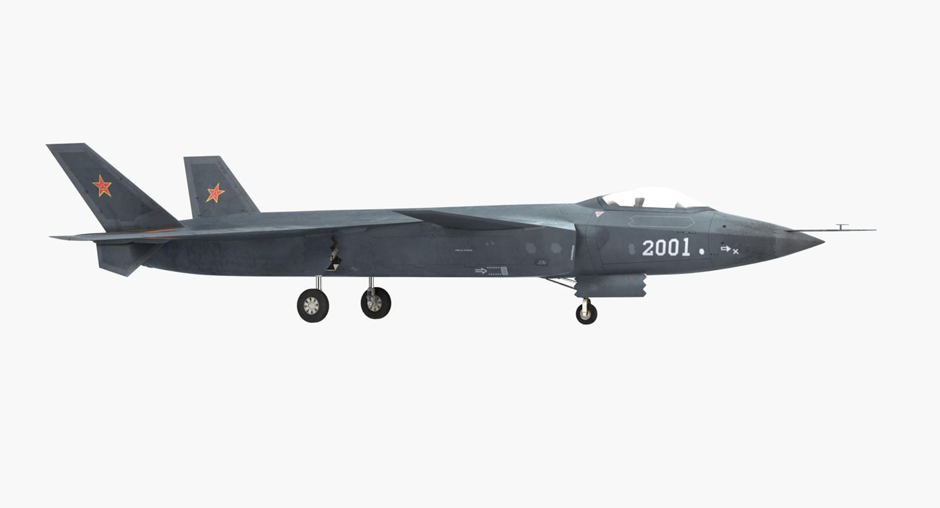 Stealth Chengdu J-20 3D Model - TurboSquid 1203351