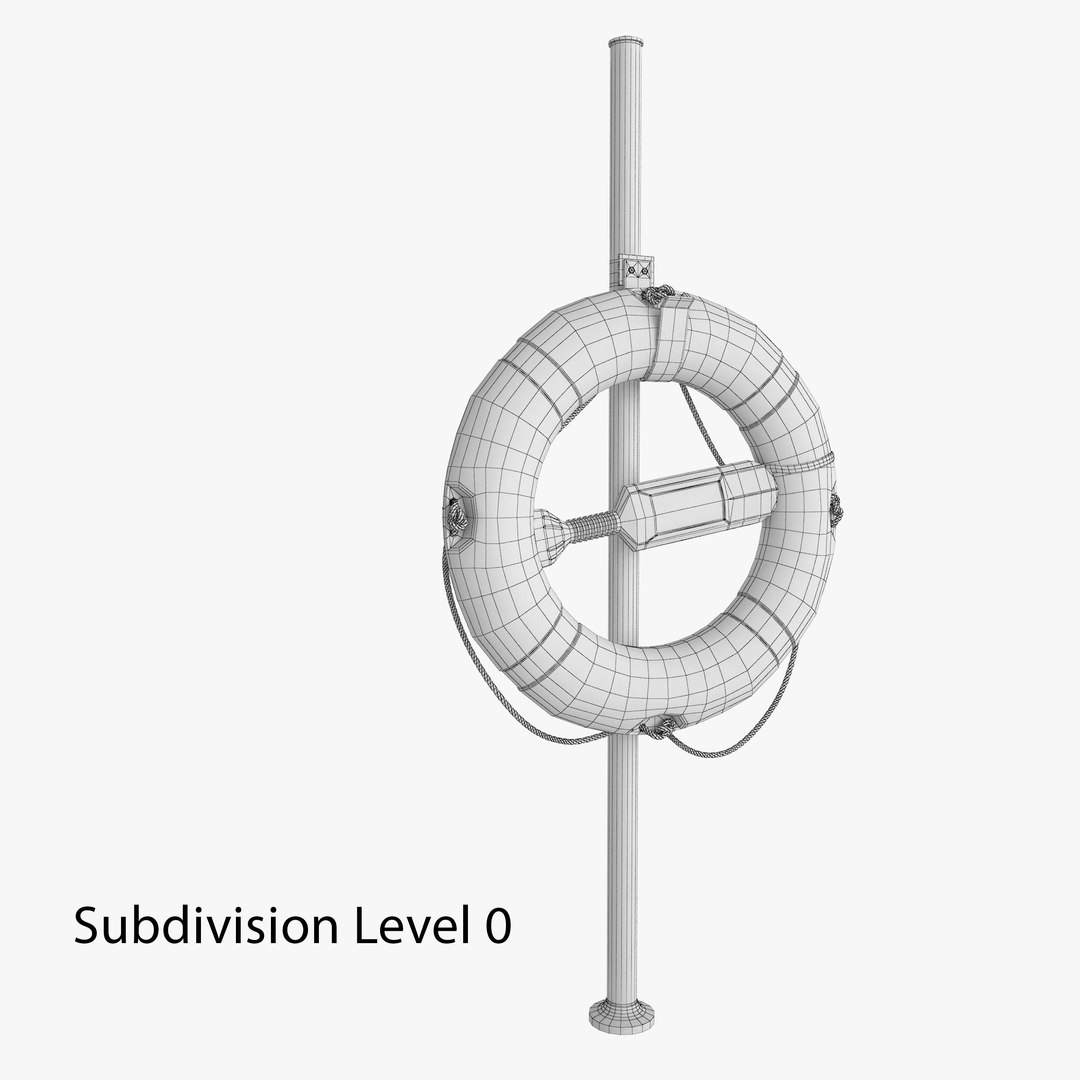 Life Buoy 3d Model