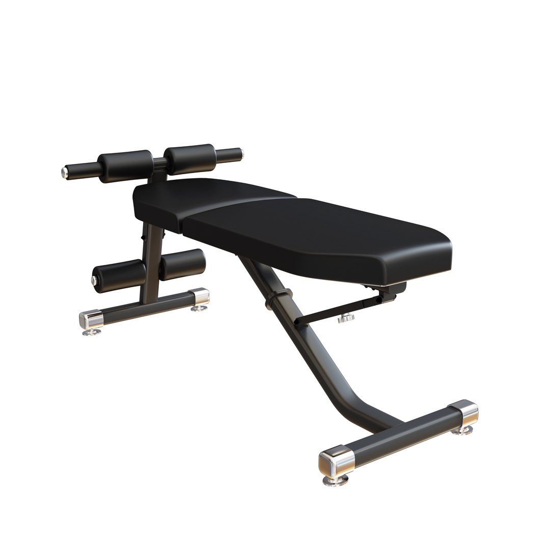 3D gym bench model - TurboSquid 1686463