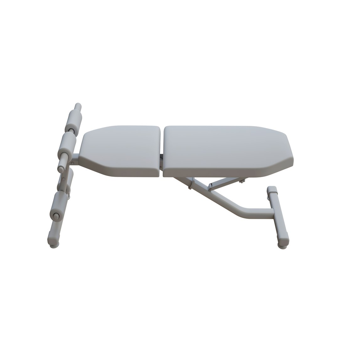 3D gym bench model - TurboSquid 1686463