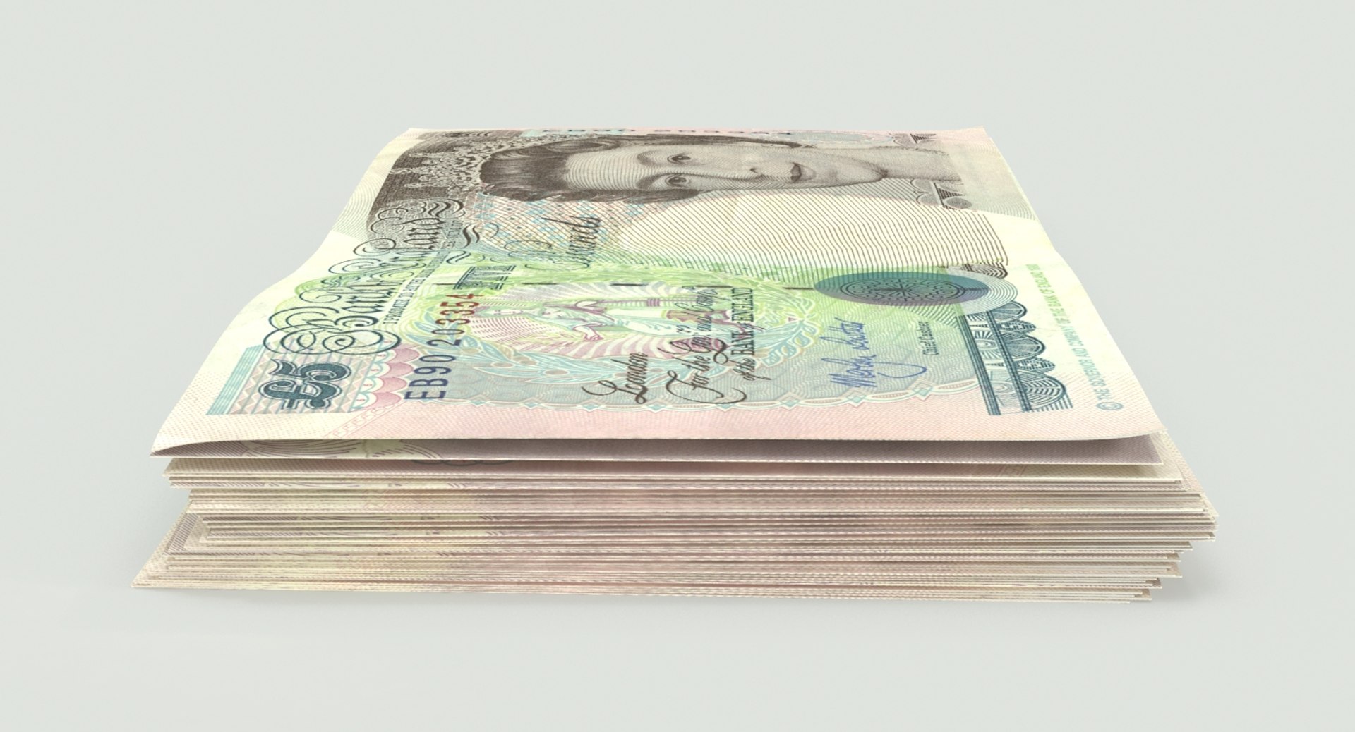 5 pound note stack max