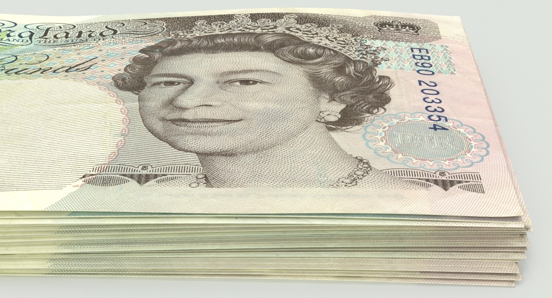 5 pound note stack max
