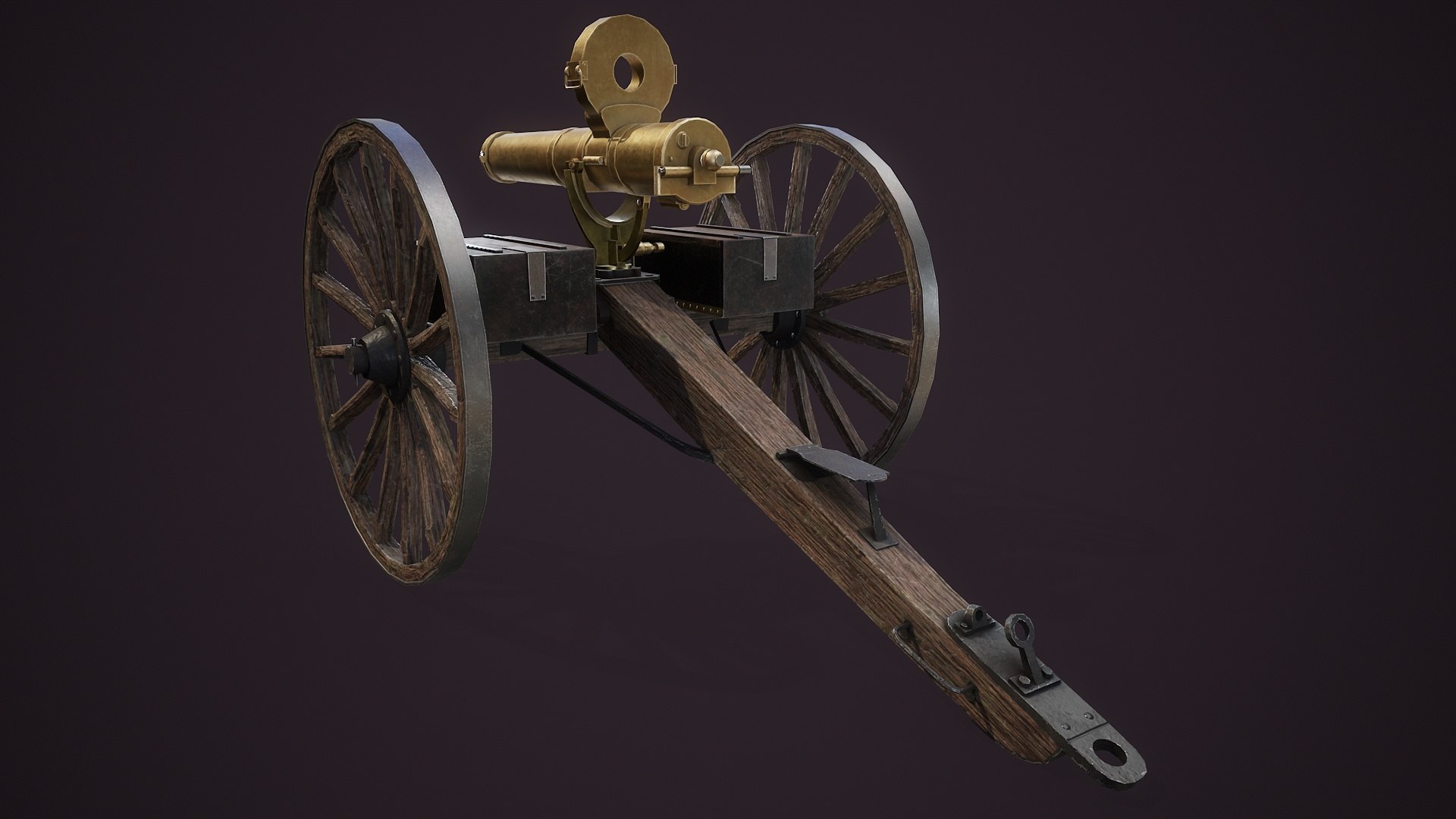 Gutling Gun Colt 1883 Model - TurboSquid 2020420