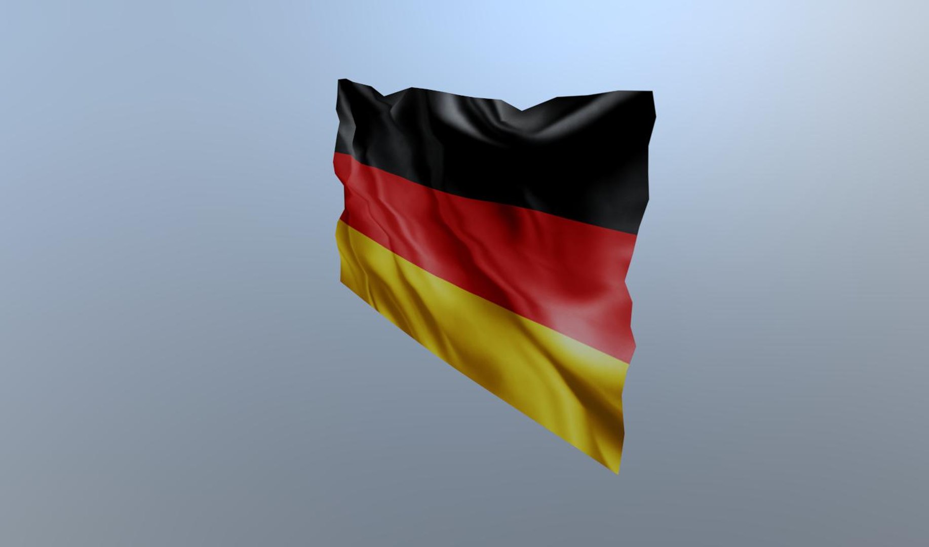 3D flag germany model - TurboSquid 1239761