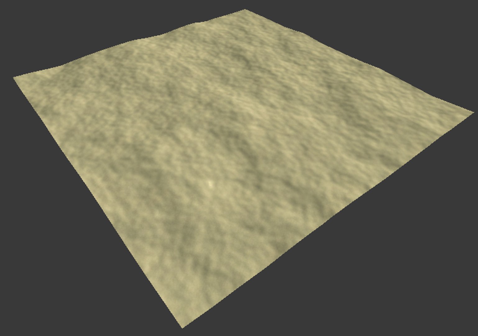 3d Model Desert Plain