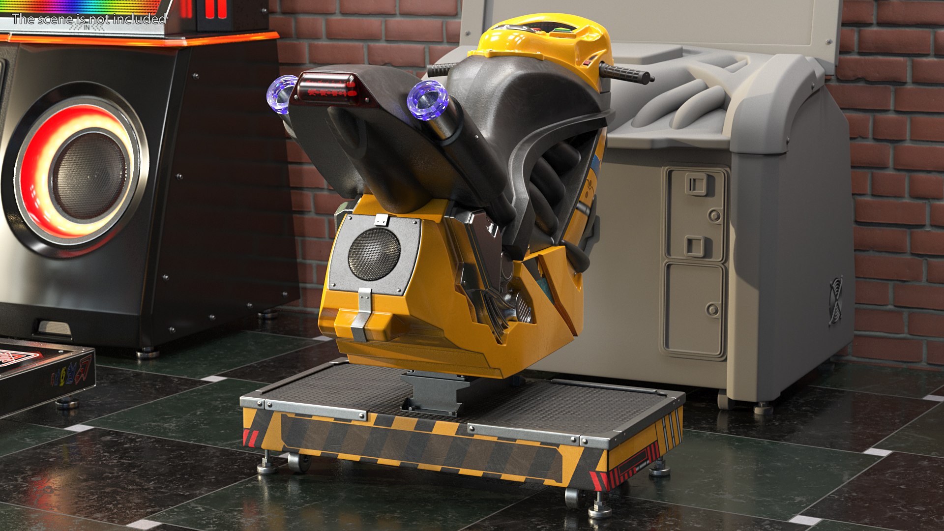 3D Model Motorcycle Arcade Platform - TurboSquid 1745177