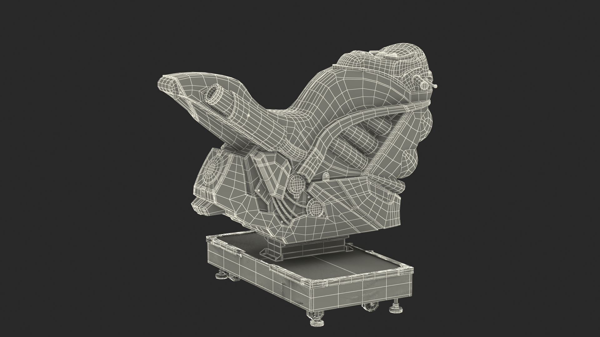 3D Model Motorcycle Arcade Platform - TurboSquid 1745177