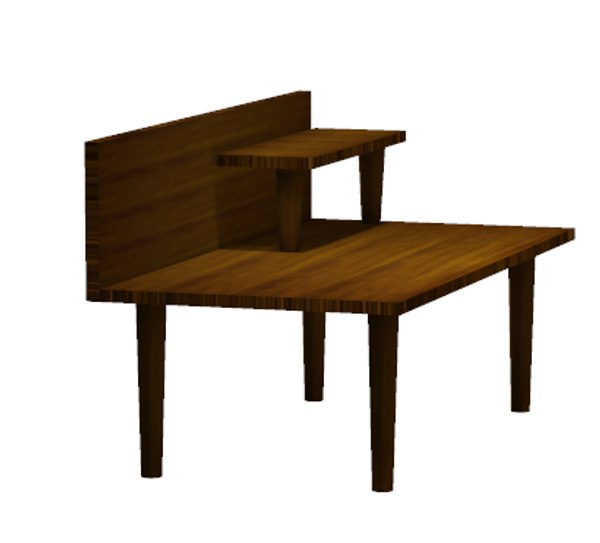 free obj mode wood work bench