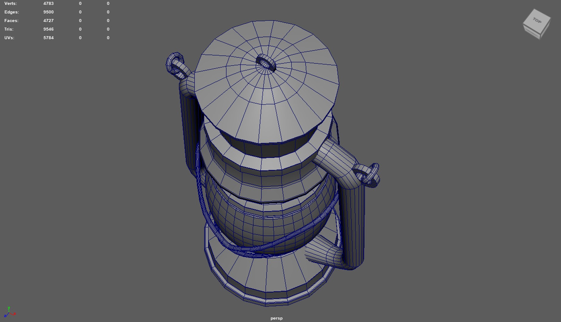 3D Model Old Lamp 01 - TurboSquid 2353293