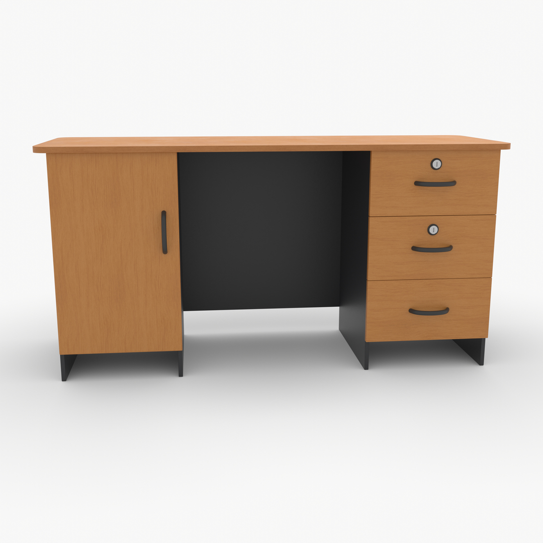 3D Model Office Table Desk - TurboSquid 2031645