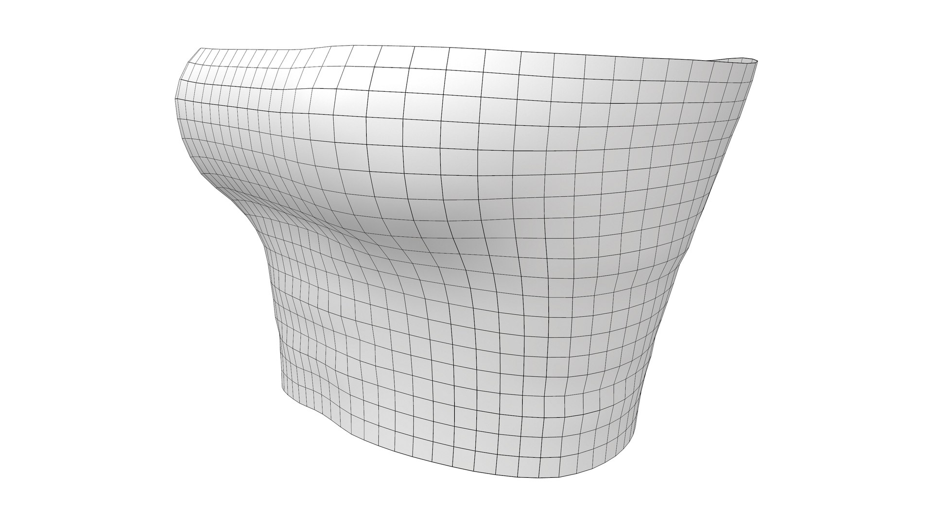 Traditional Chinese Japanese Motifs Tube Top 3D Model - TurboSquid 1914950