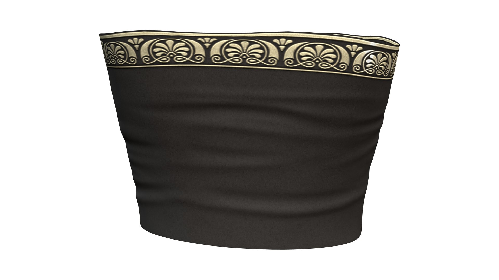 Traditional Chinese Japanese Motifs Tube Top 3D Model - TurboSquid 1914950