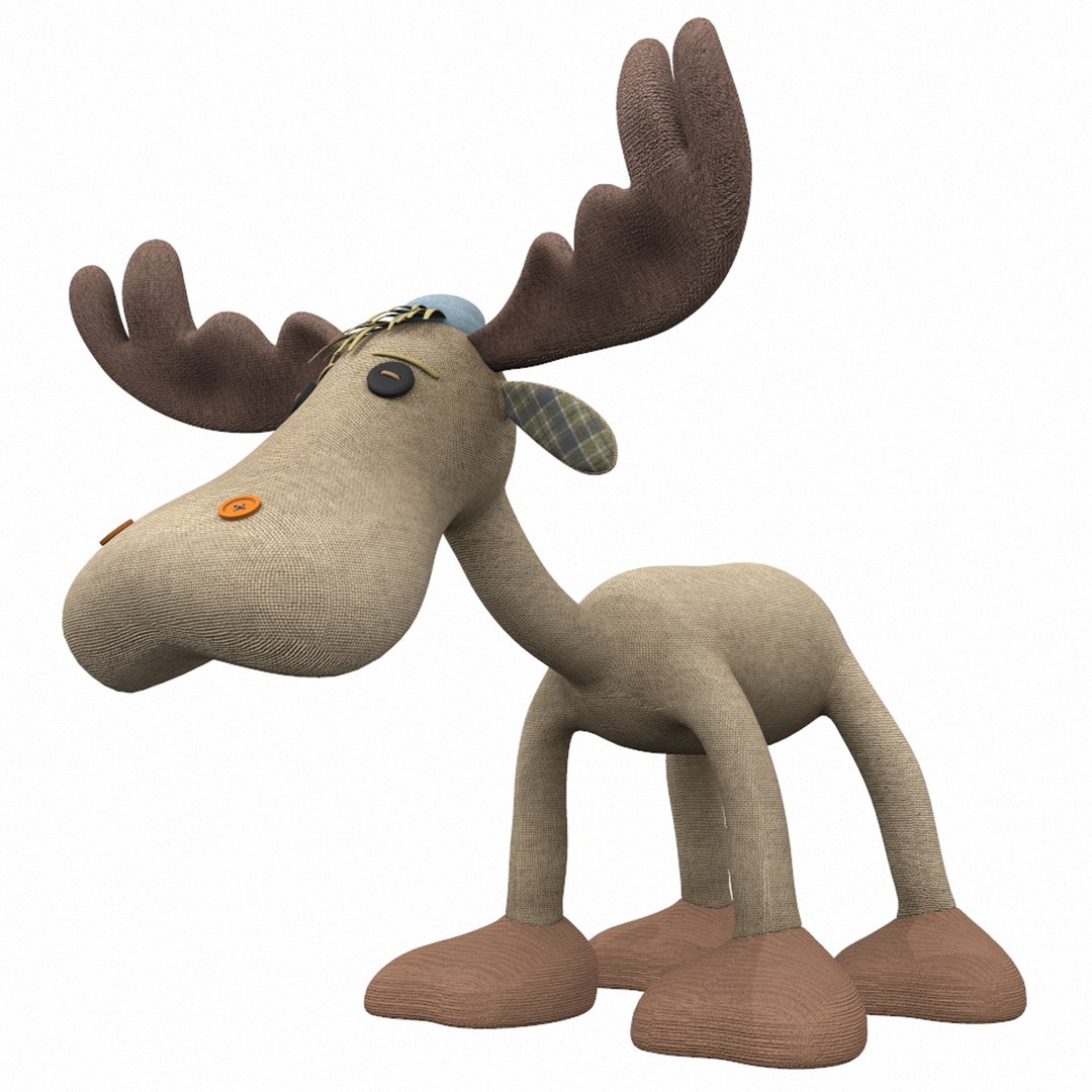 Plush Toy Elk 2 Model - TurboSquid 2109712