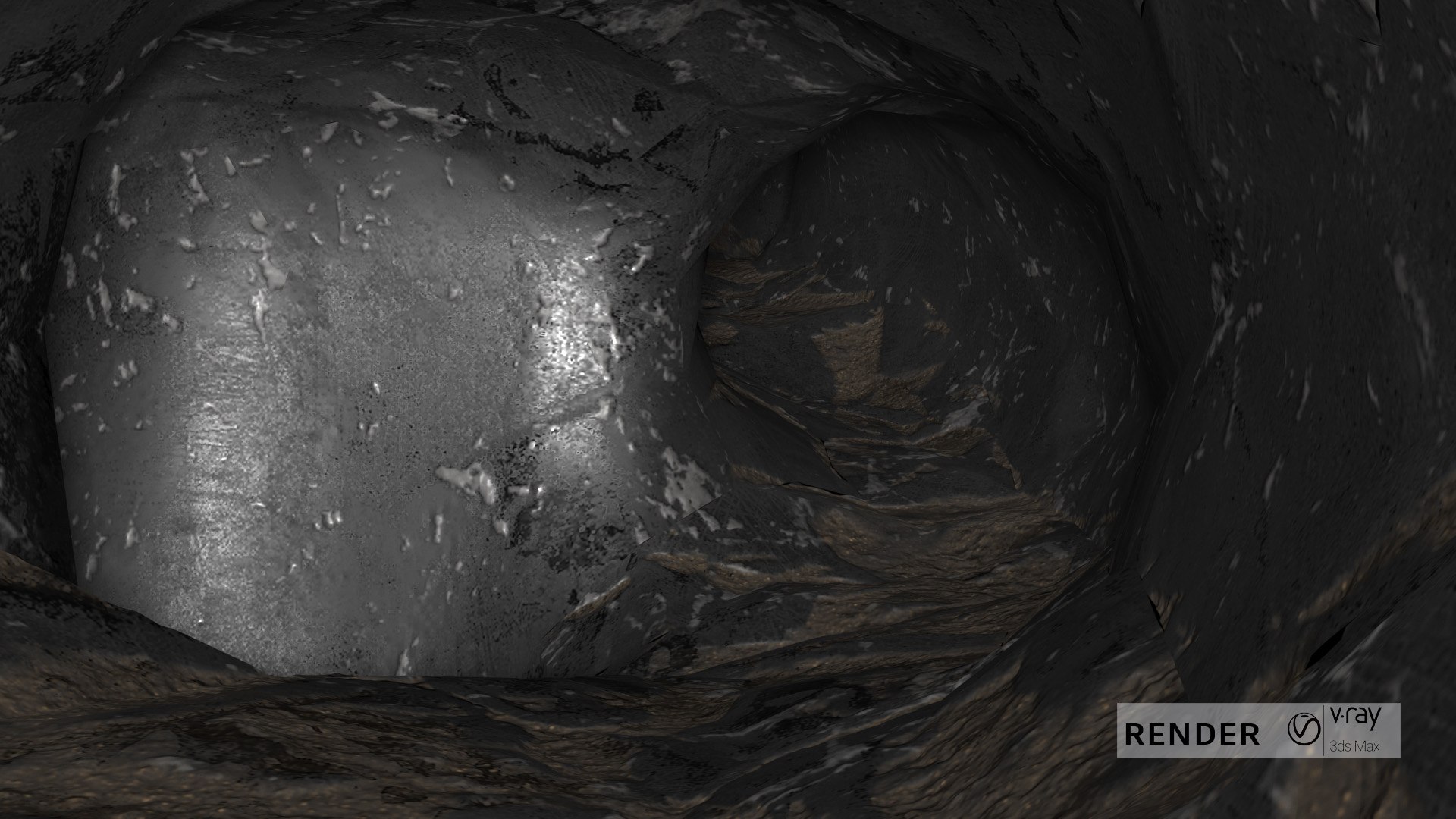 Cave Level Game 3D Model - TurboSquid 1730379