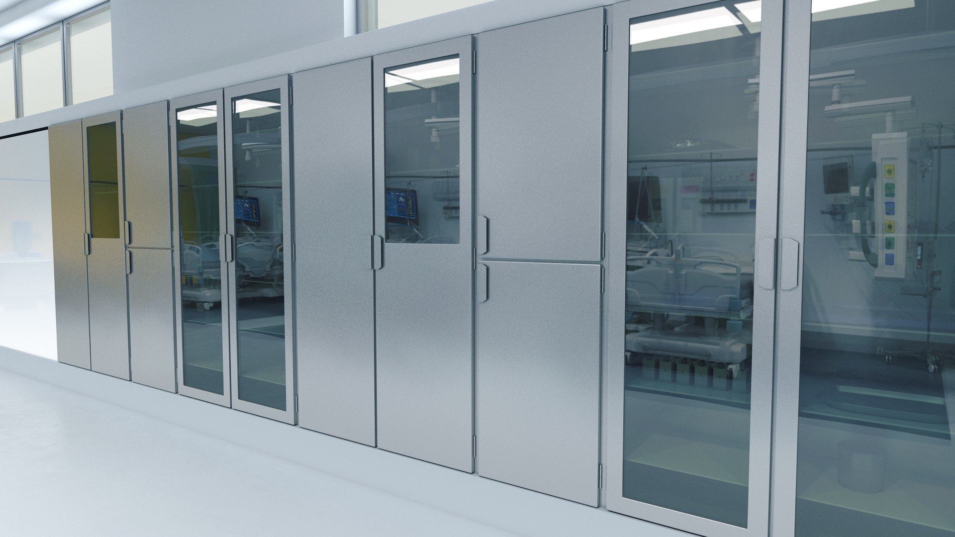 ICU Ward 3D model - TurboSquid 2133570