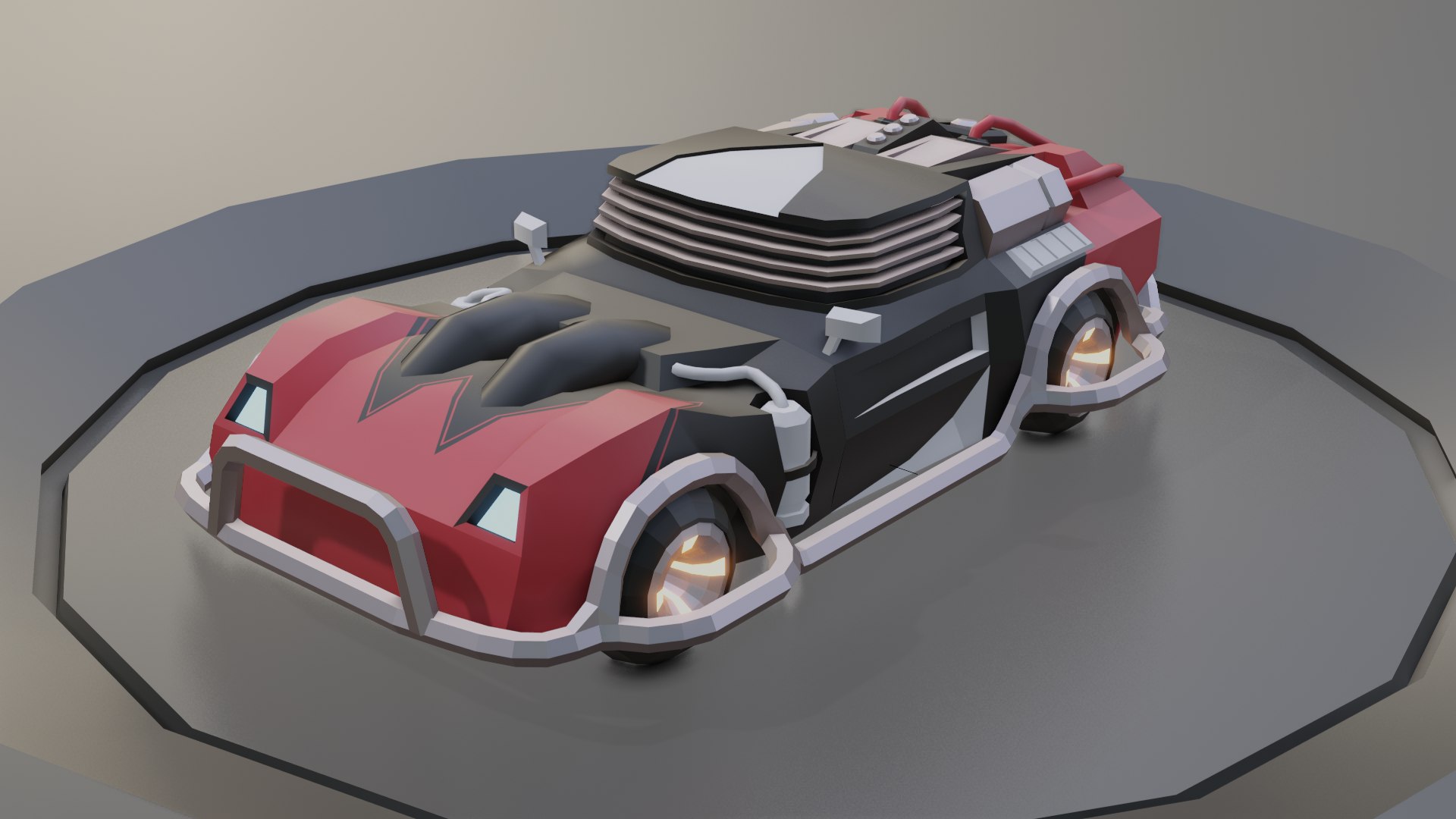 Custom car 3D model - TurboSquid 1694086