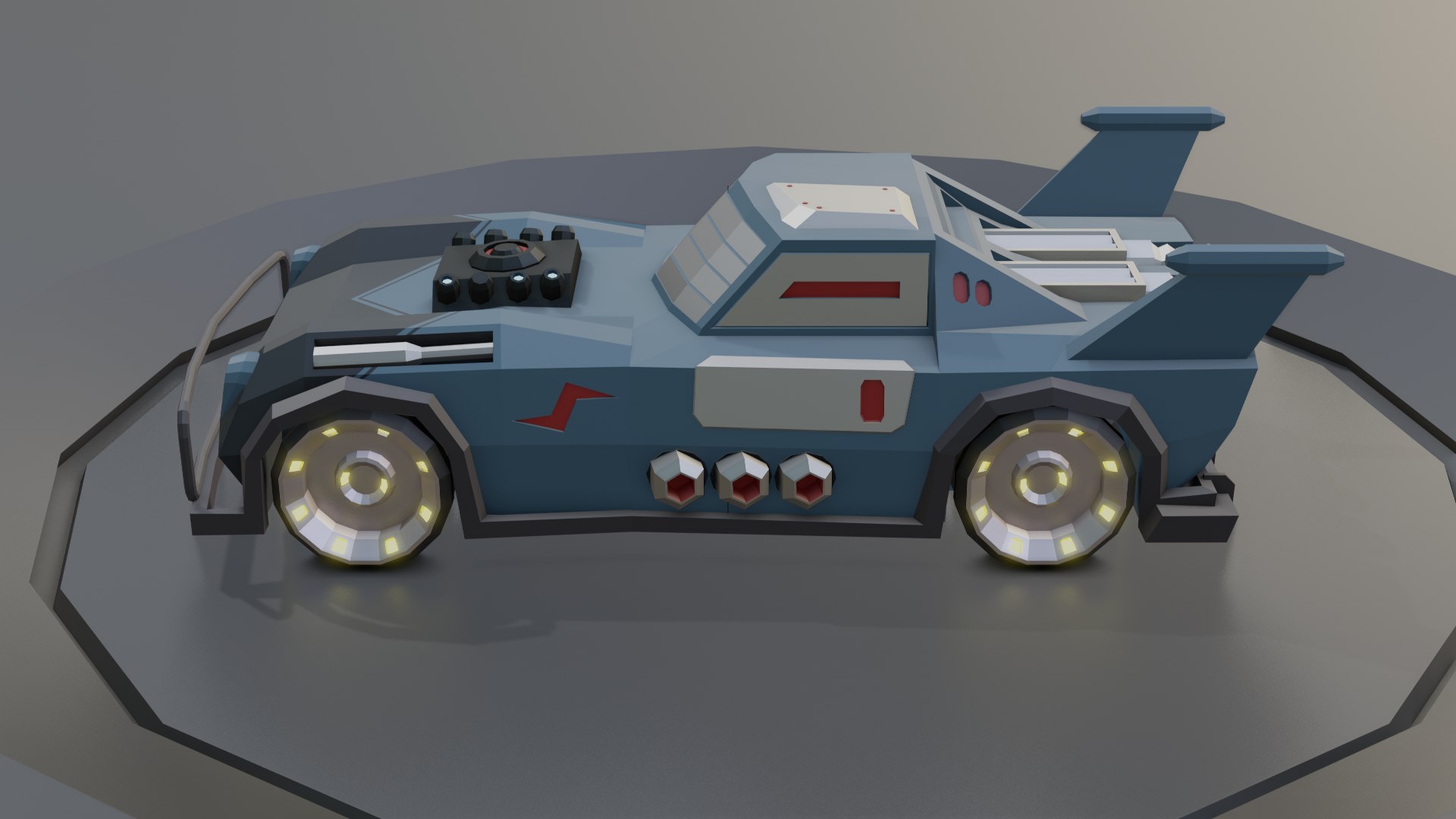 Custom car 3D model - TurboSquid 1694086
