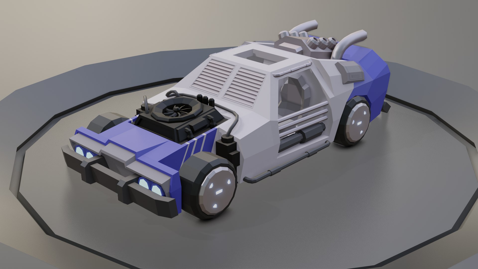 Custom car 3D model - TurboSquid 1694086