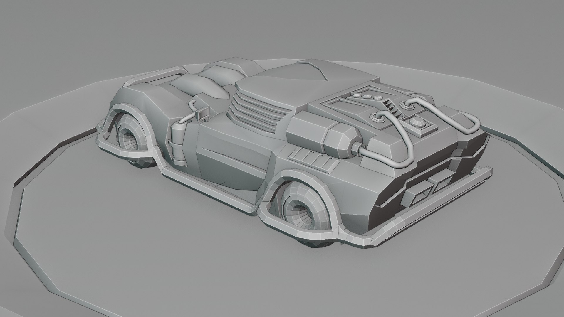 Custom car 3D model - TurboSquid 1694086