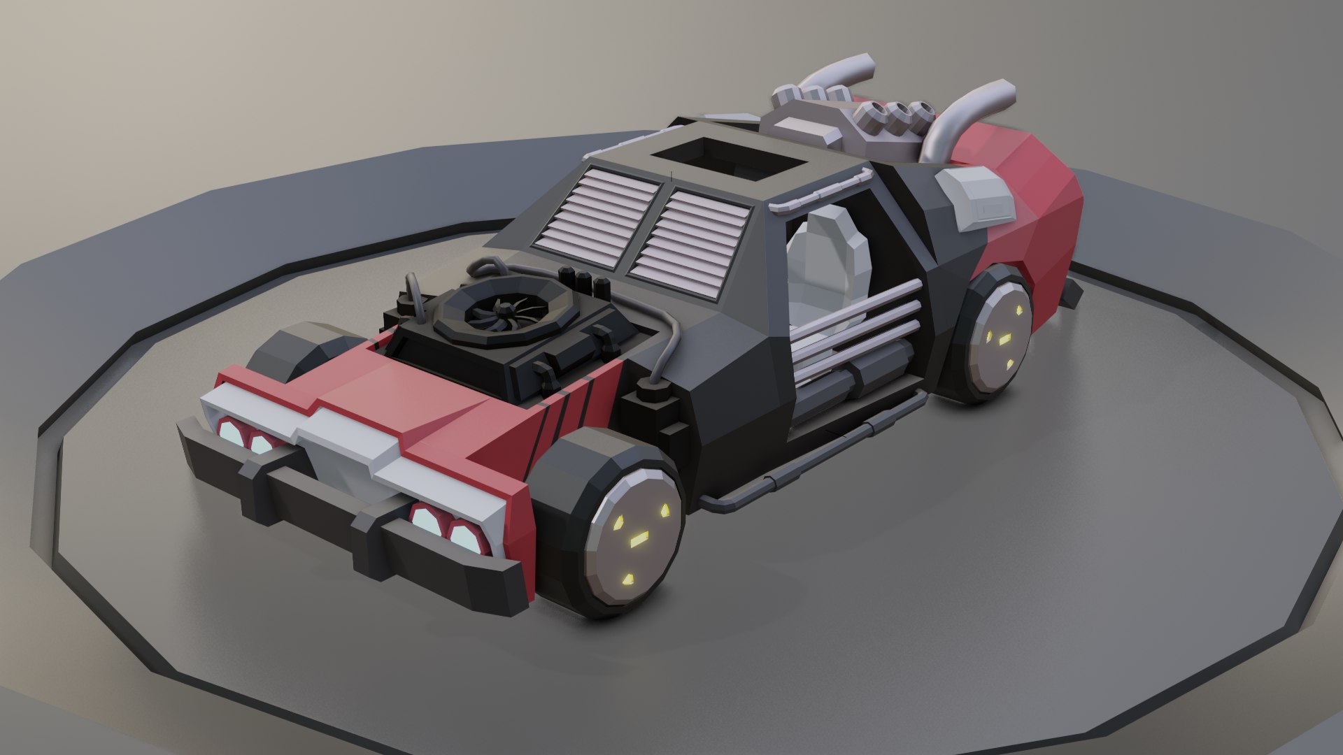 Custom car 3D model - TurboSquid 1694086