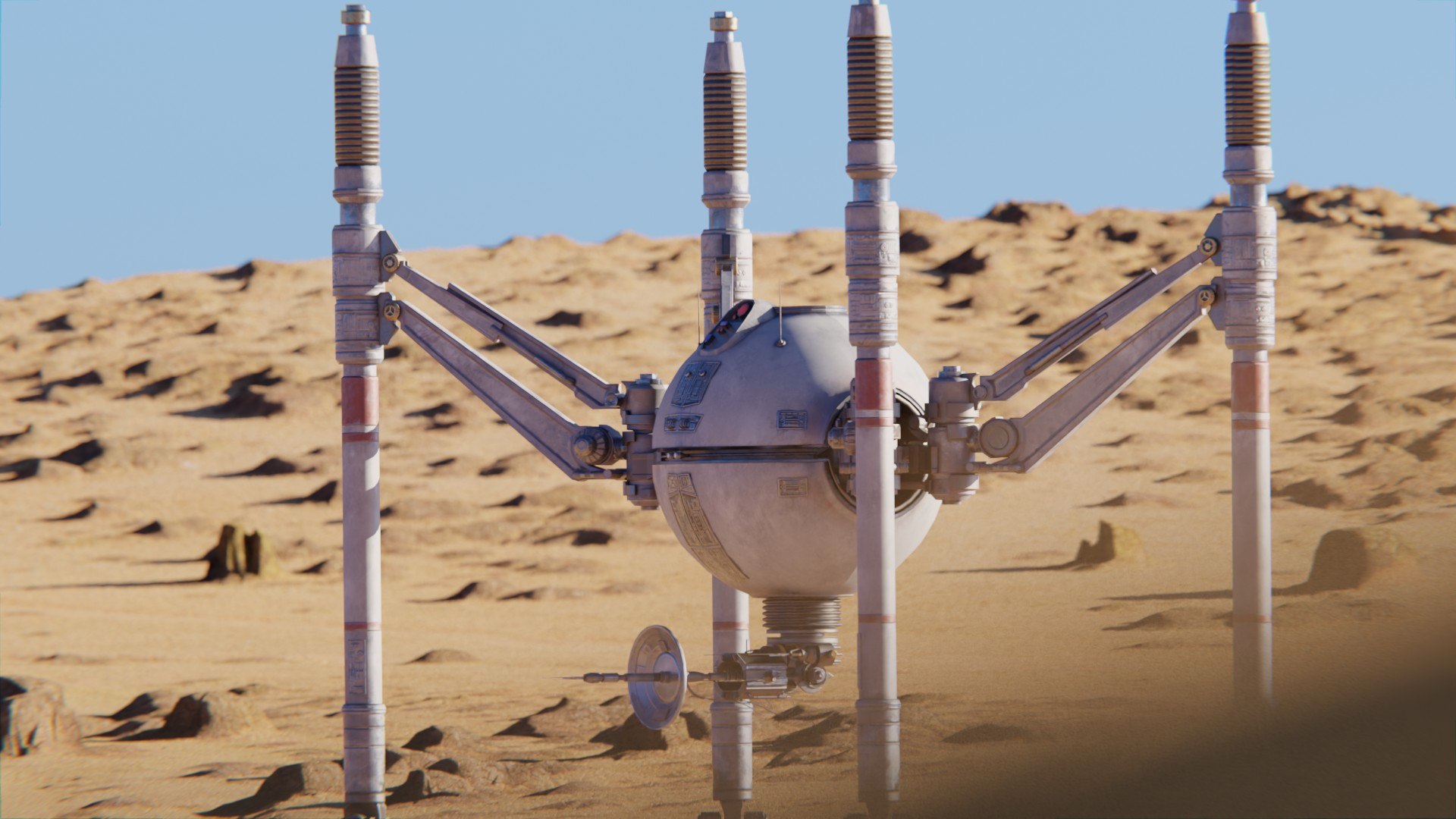 Star Wars Homing Spider Droid 3D Model - TurboSquid 2325882