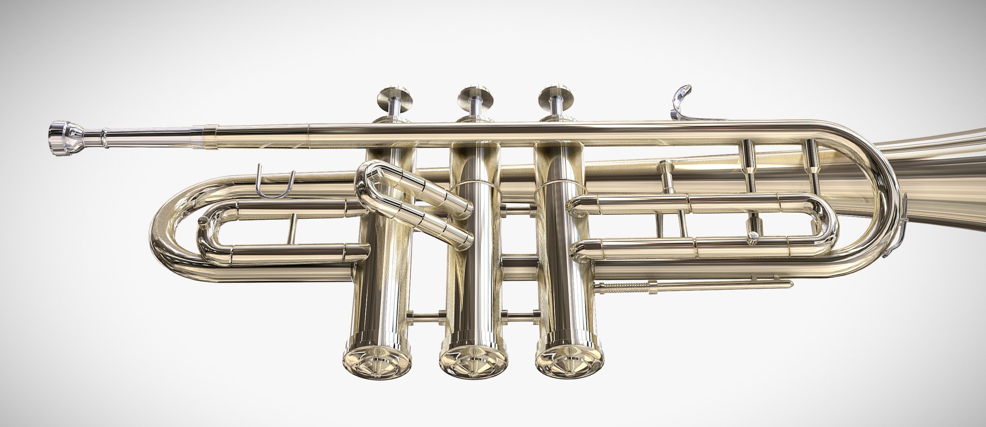 3D Model Trumpet With Damper - TurboSquid 2092580