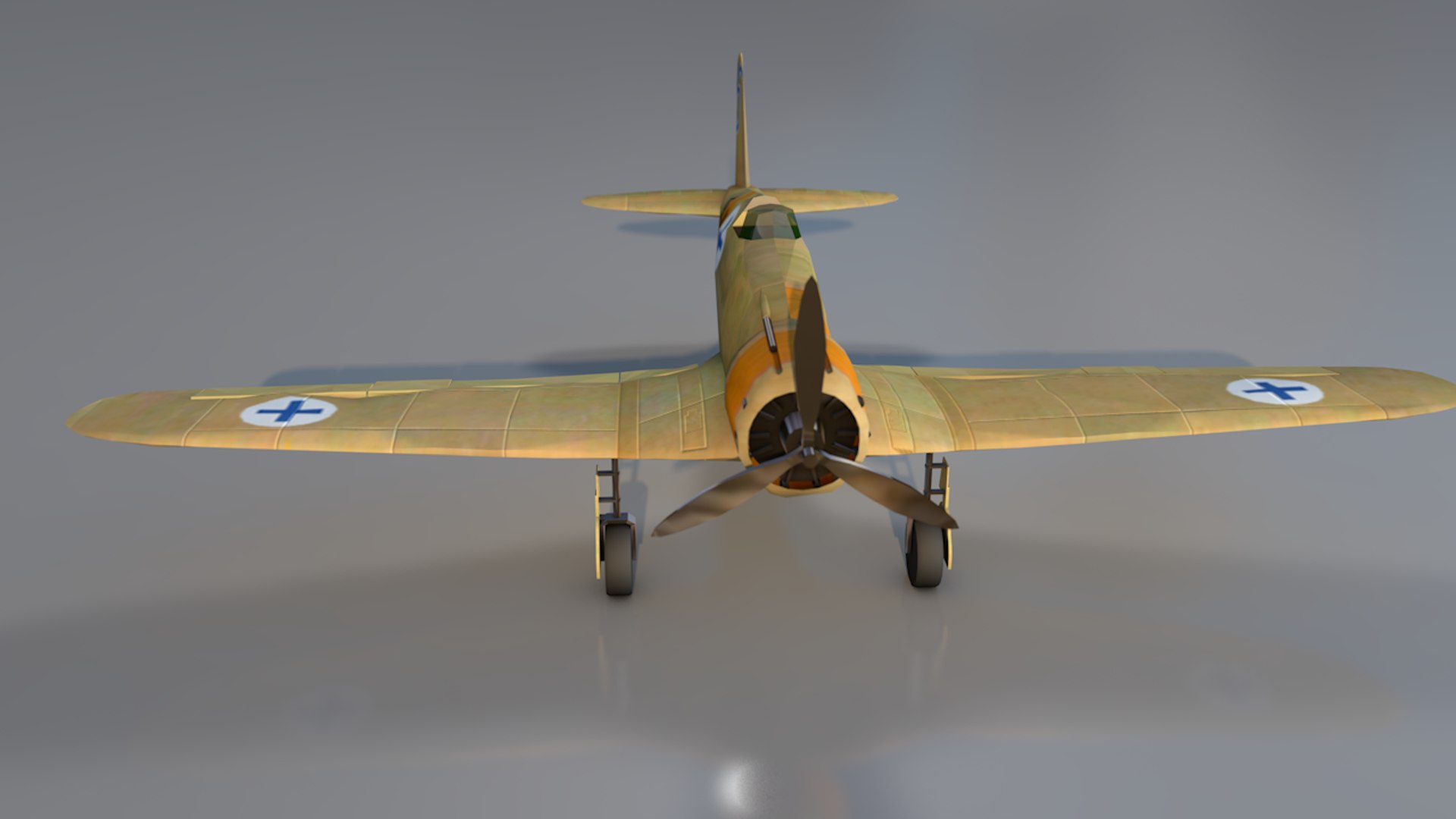 Fiat G50 Freccia Aircraft 3D Model - TurboSquid 1492465