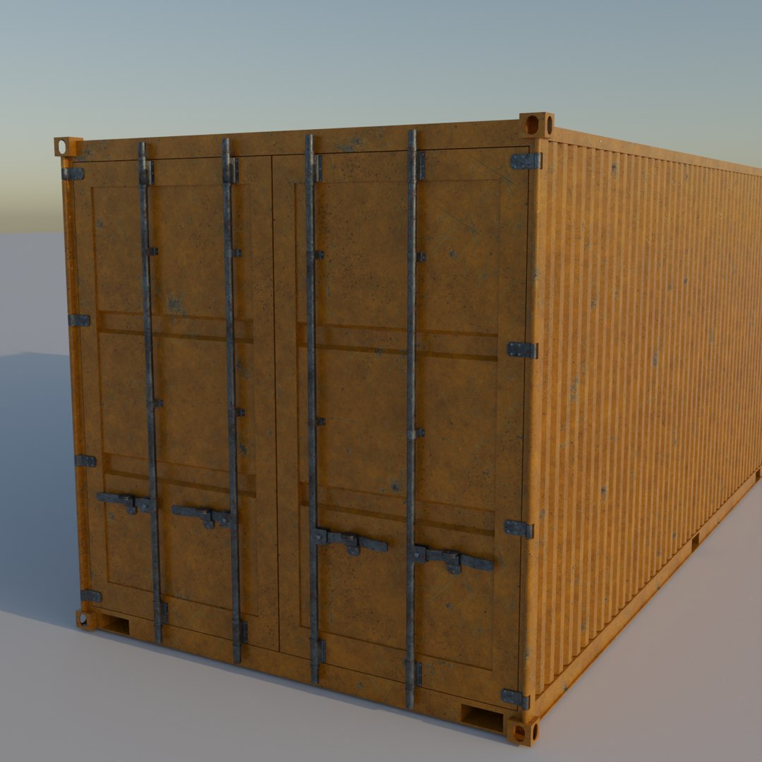 3D Container Model - TurboSquid 1736108