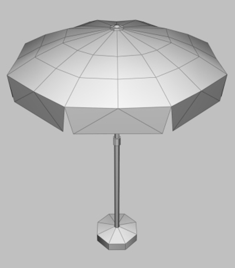 60 Parasols 3d Model