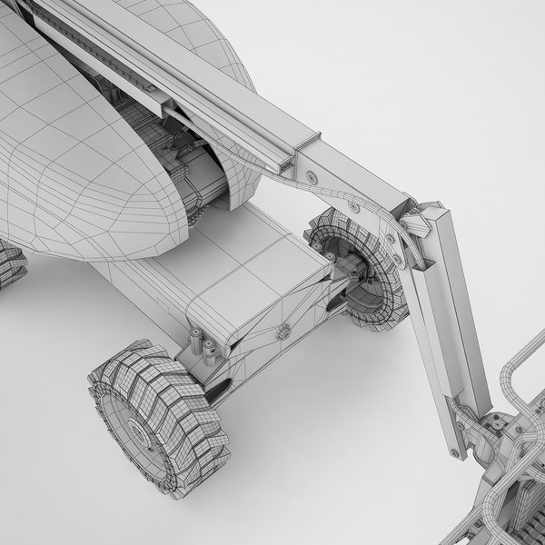 3D telescopic boom lift - TurboSquid 1169877